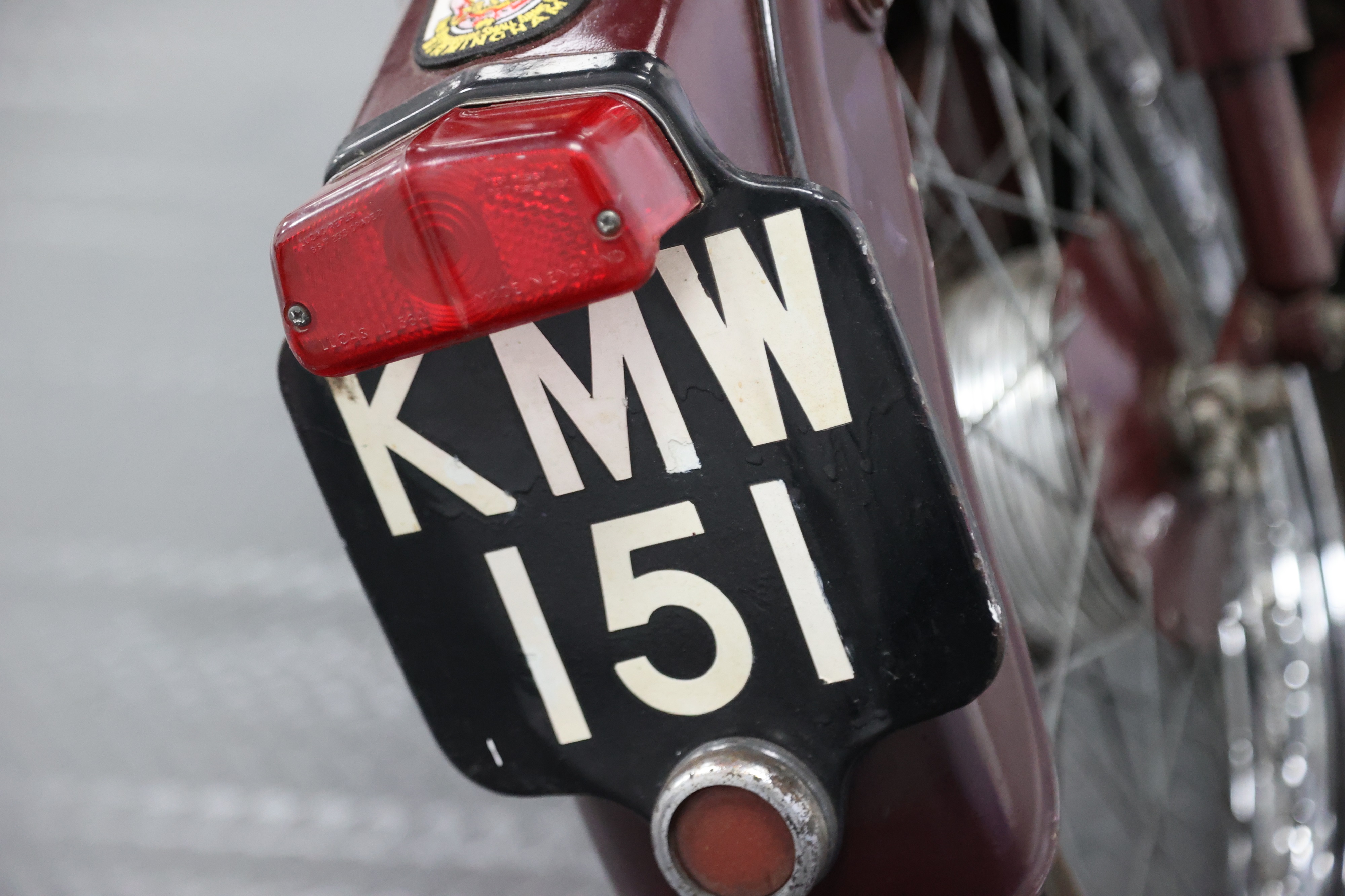 Lot 7 - 1954 BSA C11G