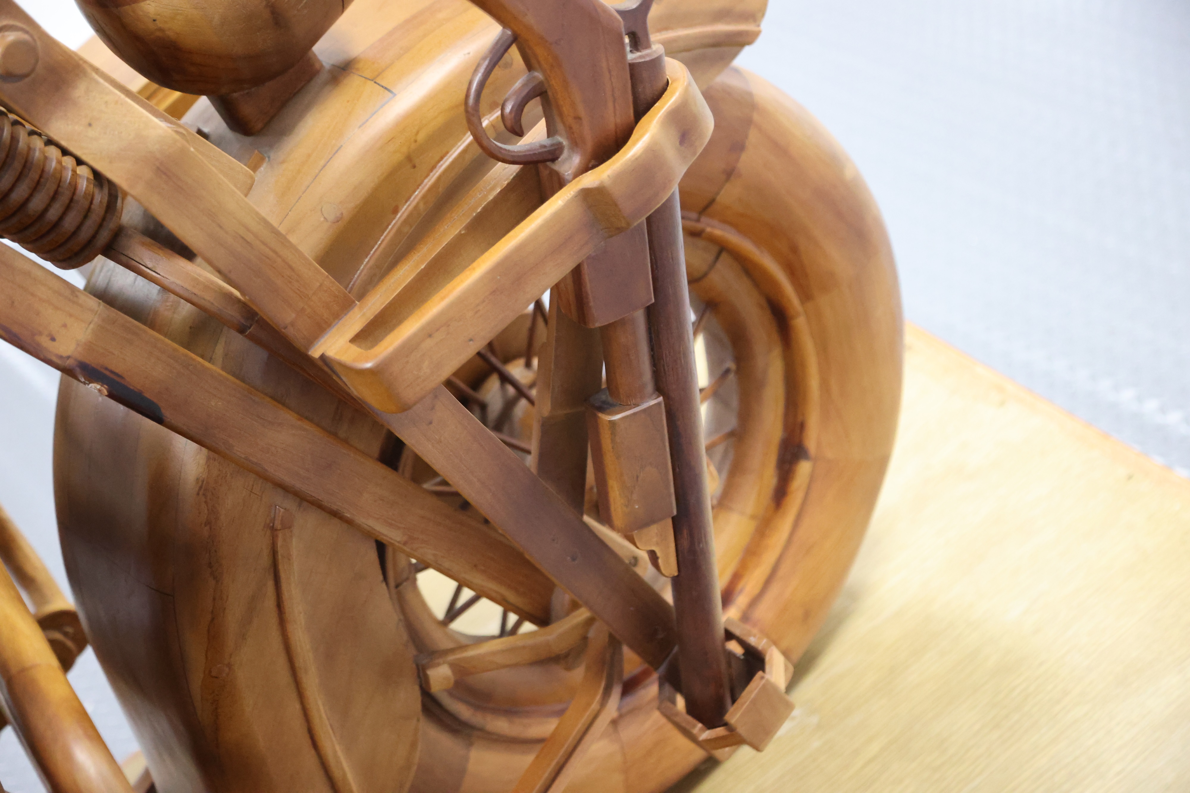 Lot 29 - Harley Davidson Wooden Model