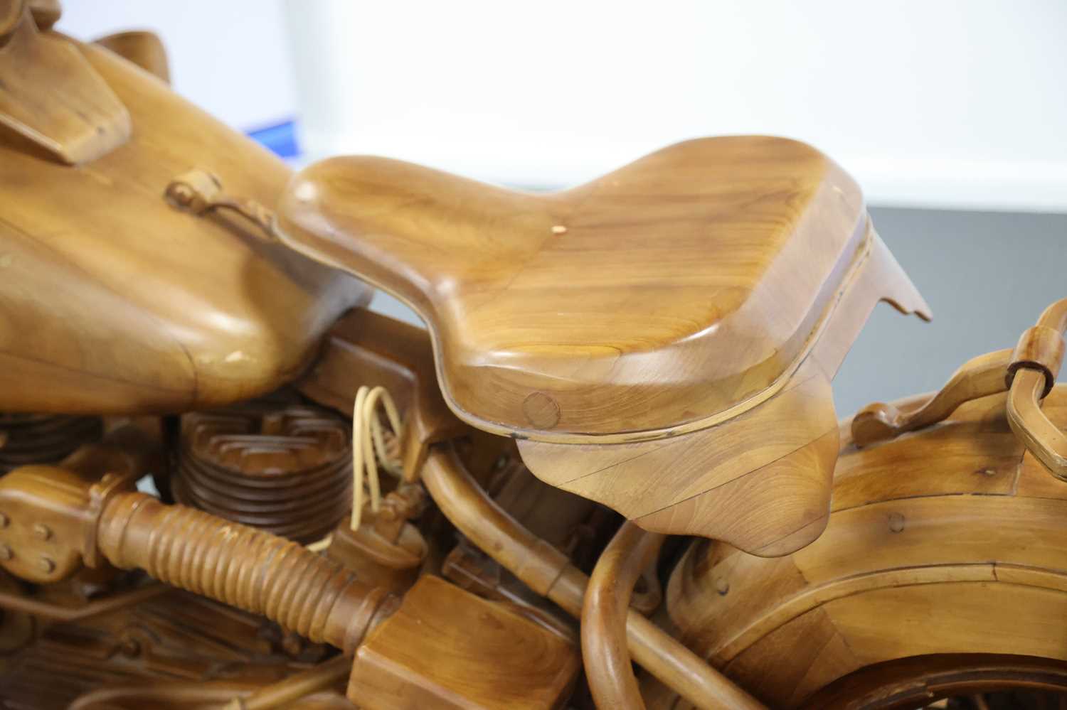 Lot 29 - Harley Davidson Wooden Model