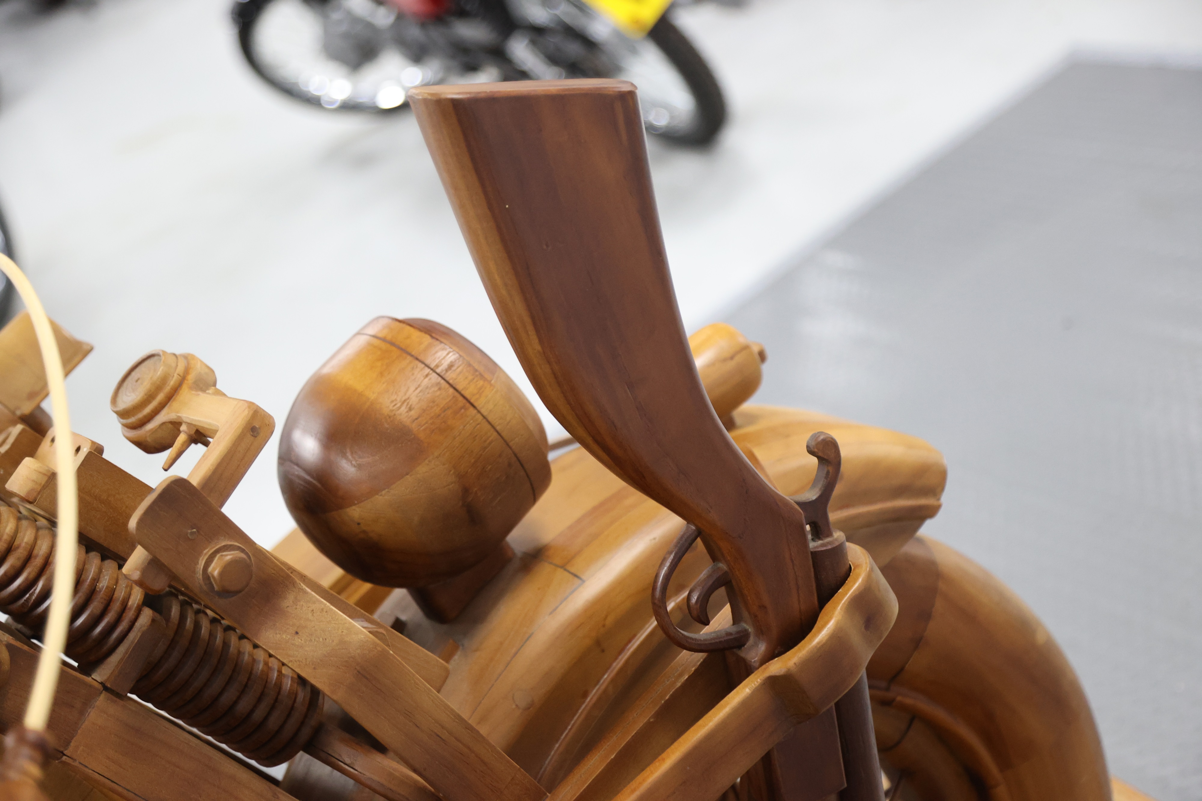Lot 29 - Harley Davidson Wooden Model