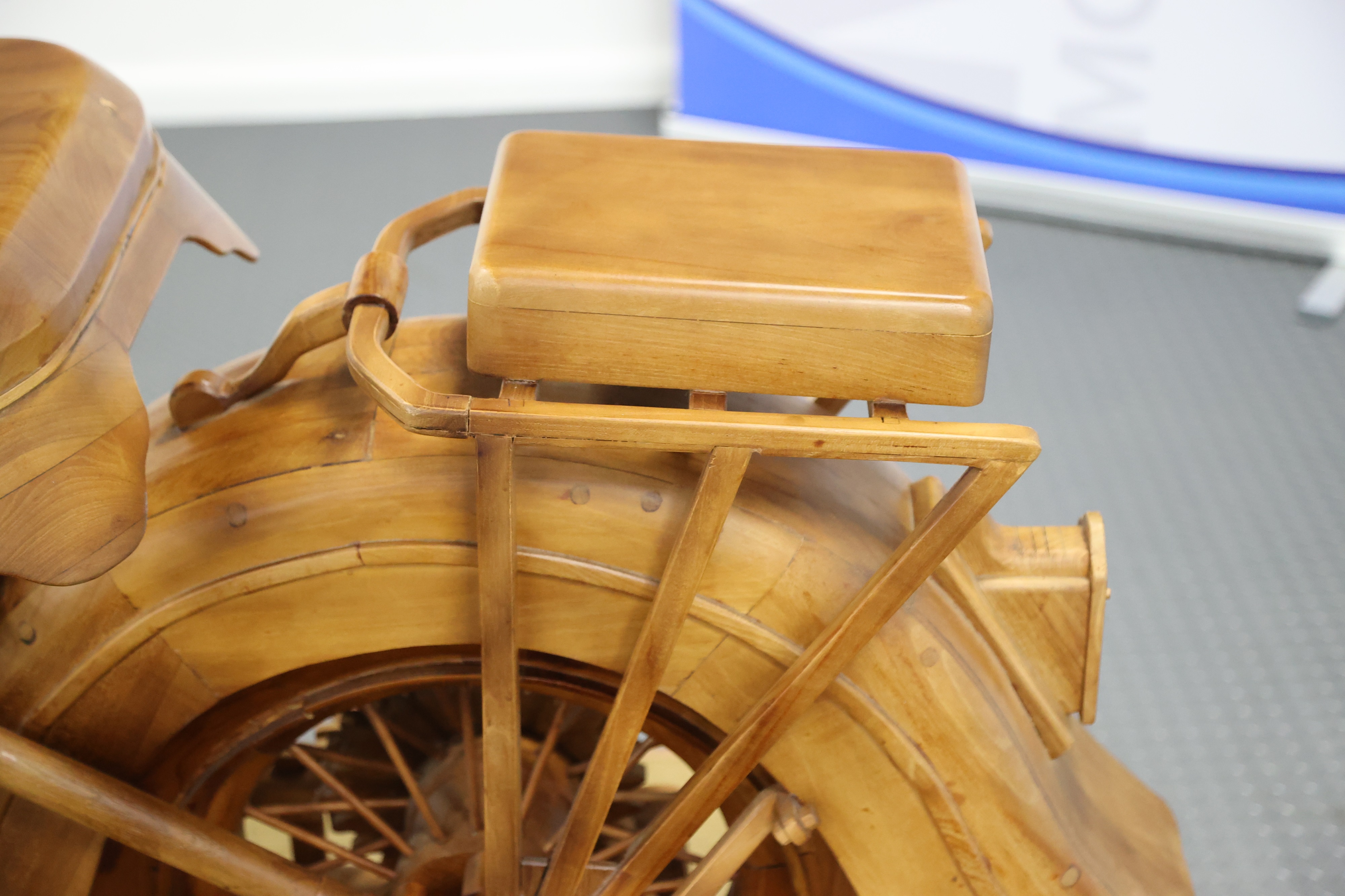 Lot 29 - Harley Davidson Wooden Model