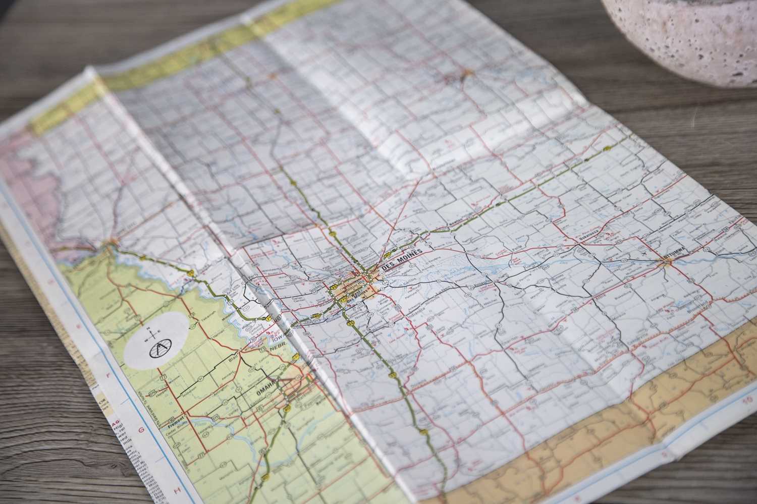 Lot 12 - Six 1970's American State Road Maps