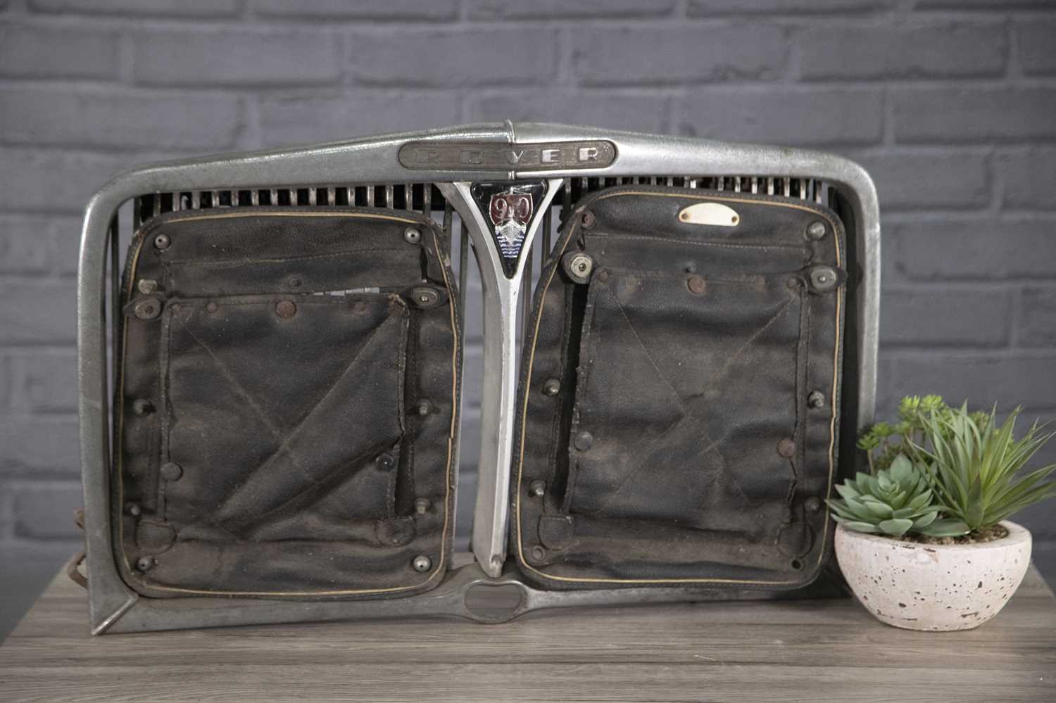 Lot 26 - Rover P4 Radiator Grill with Winter Radiator