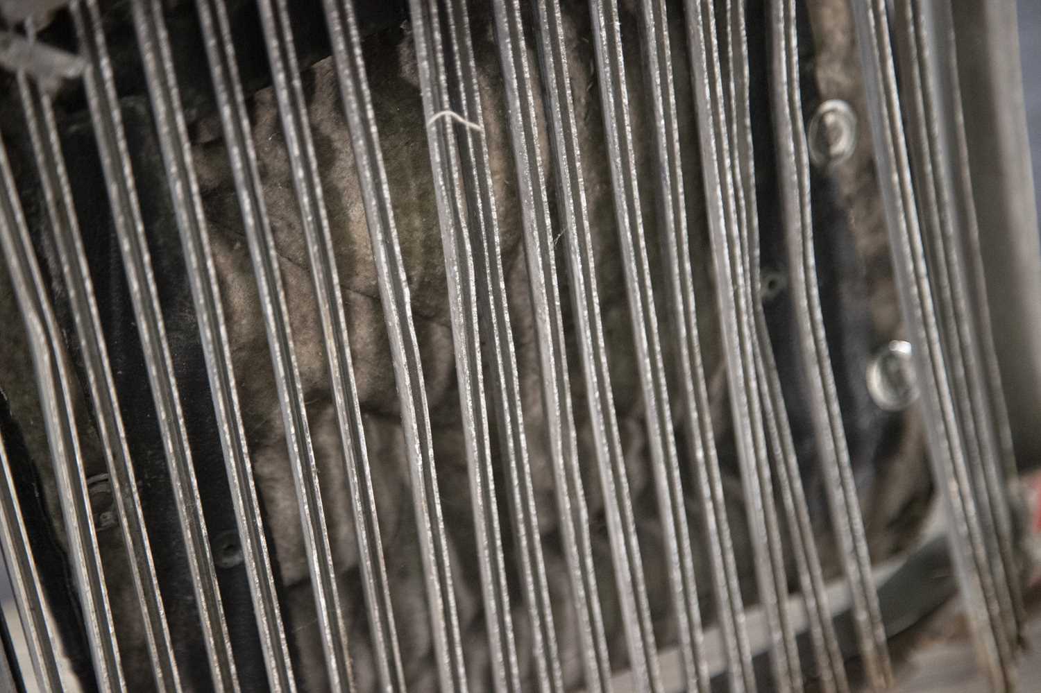 Lot 26 - Rover P4 Radiator Grill with Winter Radiator