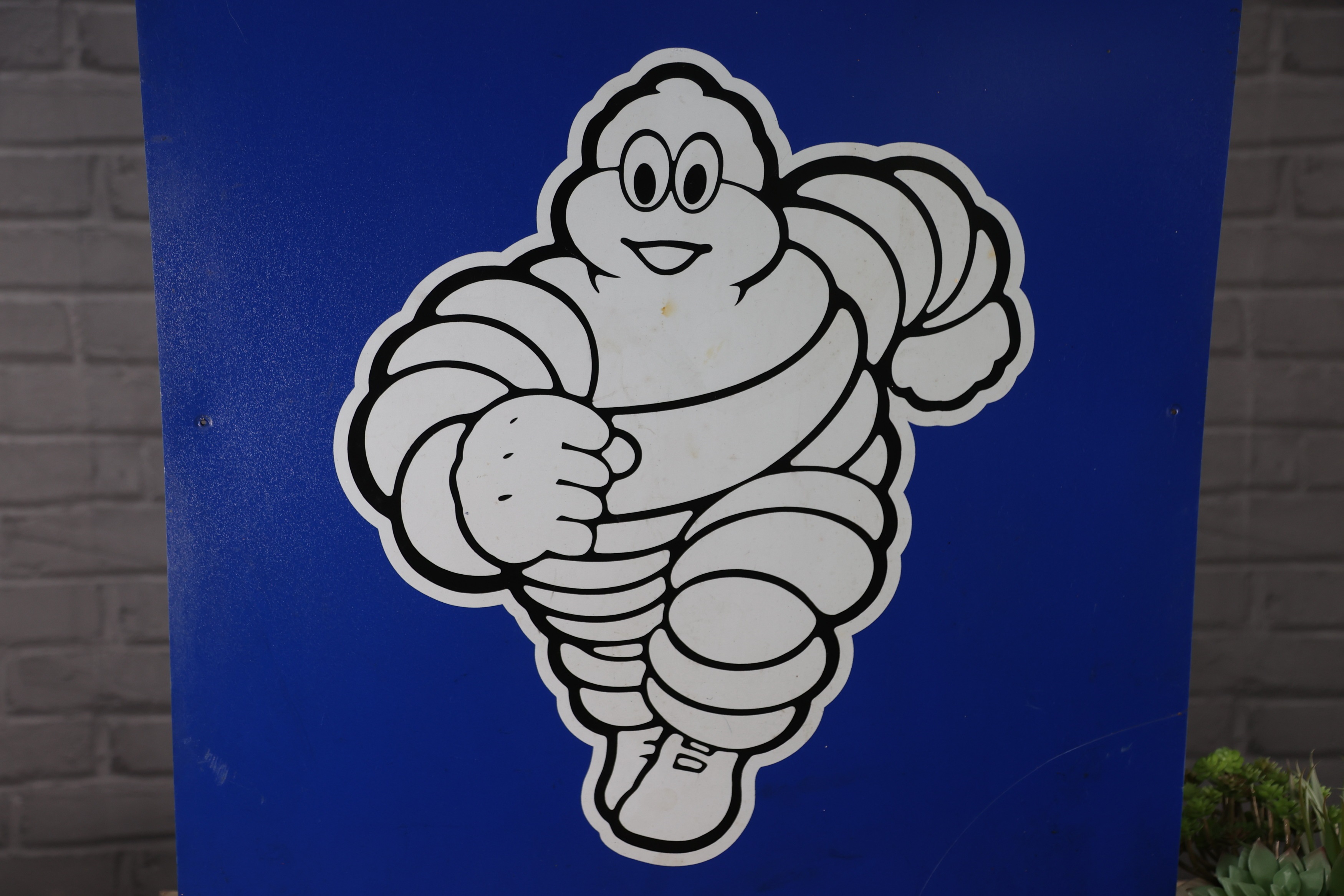 Lot 34 - Three Michelin Wall Chart Signs