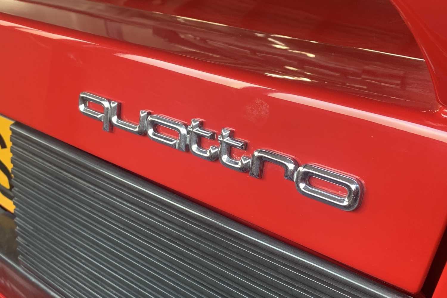 Lot 11 - 1988 Audi Quattro MB