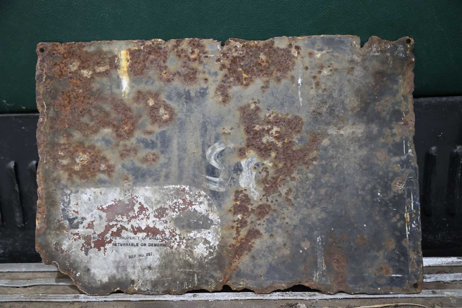 Lot 3 - 'We sell Royal Standard Paraffin' sign